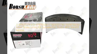 Isuzu 4HF1 NPR66 Front Brake Lining Kit Reliable Stopping