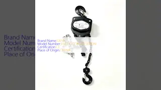 Heavy Duty Manual Chain Hoist for Industrial Lifting
