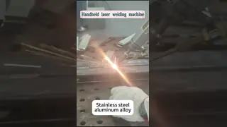 Stainless Steel and Aluminum Alloy Are Welded with a Handheld Laser Welding Machine