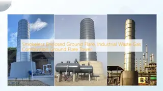 Smokeless Enclosed Ground Flare Industrial Gas Solution