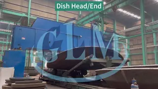 High-quality, large-diameter, thick-walled dished head produced via incremental spinning.