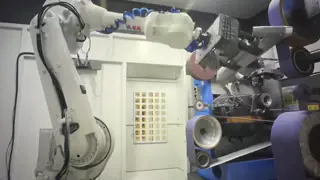 Automatic Robotic Grinding Machine For Rear-View Mirror Housing