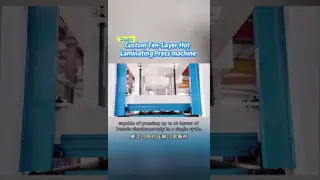 Sandwich panel ten layer laminating hot press machine