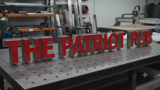 The Patriot Pub Custom LED Channel Letters Sign