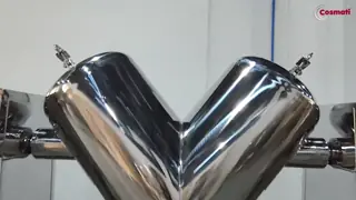 V-Shape Powder Mixer Testing