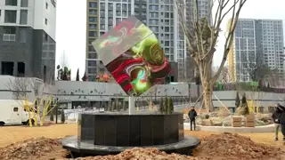 Cube led video display