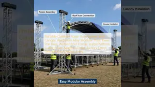 Portable 12ft Circular Modular Stage for Events