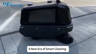 Wallergo 60 Autonomous Sweeping Robot in Action