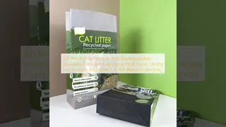 Eco Friendly Kraft Paper Cat Litter Bags for Pet Brands