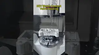 CNC Machining Center NEV Water Coolant Valve Housing