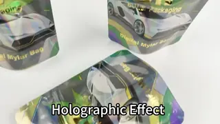 Custom Printed Candy Food Grade Mylar Bags Resealable Ziplock Smell Proof Doypack Packaging