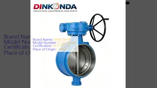 DINKONDA D943H Electric Butterfly Valve for Power Plants