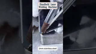 1mm Stainless Steel Fillet Welding with a Handheld Laser Welding Machine