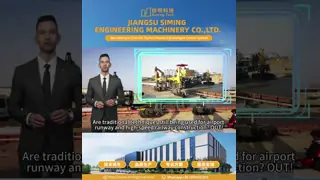 A Closer Look: Airport Construction Concrete Slipform Paver SMC-6600 Slip Form Paver