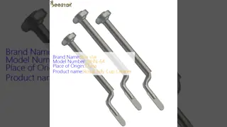 Stainless Steel Royal Jelly Cup Cleaner Beekeeping Tool with 160mm Length and Silver Finish