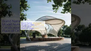 Custom Stainless Steel Tensile Membrane Pavilion Canopy