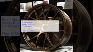 Custom Forged Wheels High Performance Lightweight Alloy
