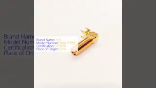 High Performance SMA Female RF Connector DC to 6GHz