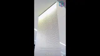 Water curtain for both indoor and outdoor applications
