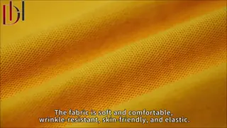 Classic Double Pique Knit Fabric for Premium Polo Shirts