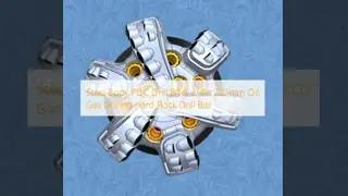 8   Inch Steel Body PDC Drill Bit High Efficiency