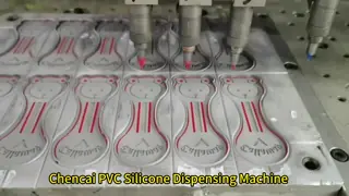 Chencai Automatic PVC Patch Machine Silicone Dripping Machine for Keychains Bracelet