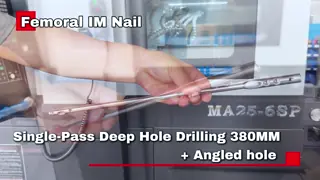 Femoral IM Nail Machining Video | MA25-6SP CNC Lathe Demonstration