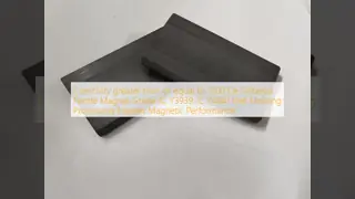 High Performance Sintered Ferrite Magnet for Surgical Drills