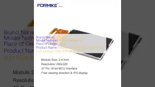 Compact IPS LCD Module with ILI9341 Driver for Projects