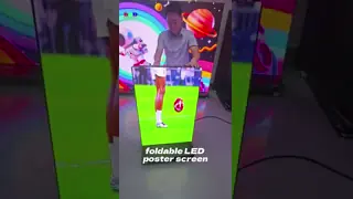 Portable Dual Foldable LED Poster Display