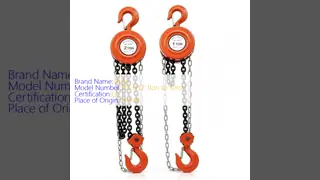 Heavy Duty Manual Chain Hoist Durable Lifting Solution