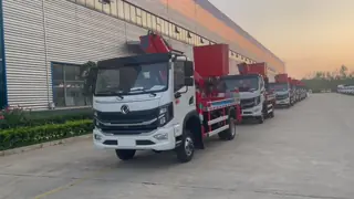 Dongfeng 21m Aerial Platform Truck , Aerial Lift Bucket Truck 4x2 Left Hand Drive