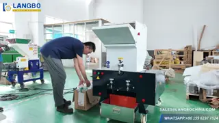 PET bottle crusher machine, waste injection connection parts crusher