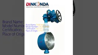DINKONDA Triple Eccentric Butterfly Valve High Pressure