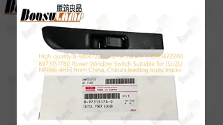 Isuzu NPR66 Power Window Switch Replacement 8981472260