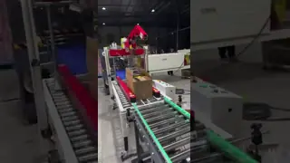 High Speed Automatic Carton Sealing and Shrink Packaging Line