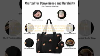 Ultimate Diaper Tote Bag Set for Hospital and Travel