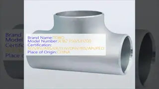Super Duplex Steel Barred Tee ASME B6  Pipe Fittings