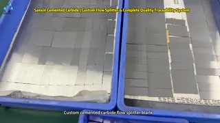 Custom Cemented Carbide Flow Splitter with Independent Whole-Process Traceability