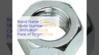 High Strength Zinc Plated Hex Nuts DIN934 for Construction