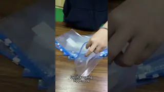 LDPE Slider Freezer Bags, Reusable Seal Zipper Bag for Home Cold Storage Food Preservation
