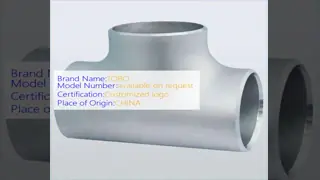 High Quality Stainless Steel Equal Tee Pipe Fittings