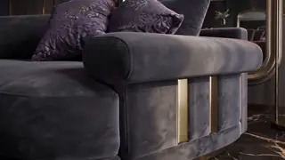 Luxury Italian Circular Sofa Modern Living Room Upgrade