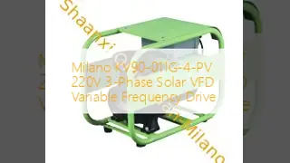 Milano Solar VFD Efficient Motor Drive Solution
