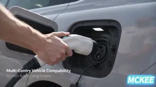 Fast DC EV Charger with Advertising Screen 10 Inch Touch