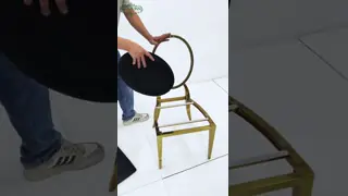 A set of quick loading chairs