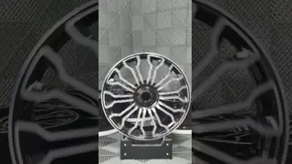 Porsche Replica 1-PC Forged Rims Black Cutting Face