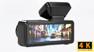 4K UHD 2.9inch Display Dash Cam Front Rear with WiFi GPS DVR