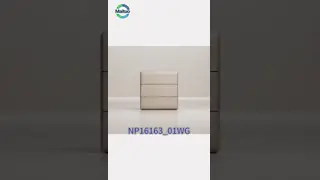 NP16163_01WG + Schneider + Unica 6-key KNX Smart Panel | Dawn Gold