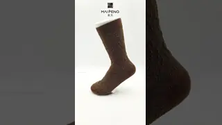 custom Lurex jacquard socks